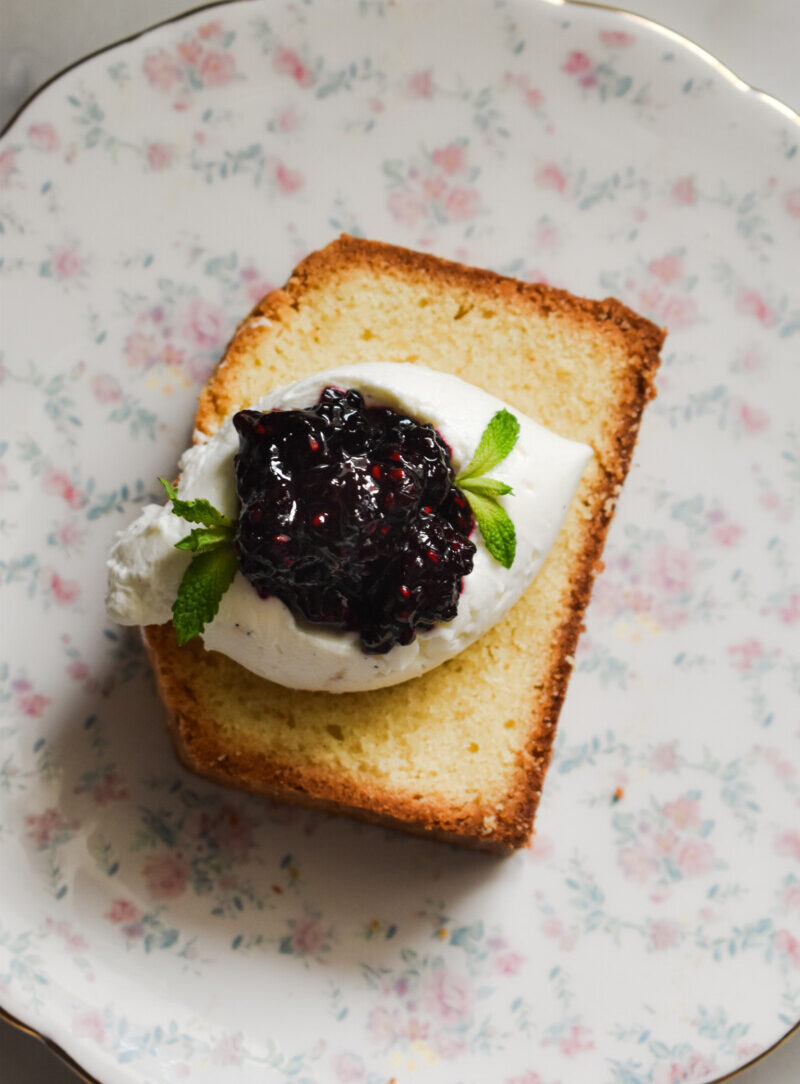 Classic Vanilla Pound Cake - Honeyed Sundays